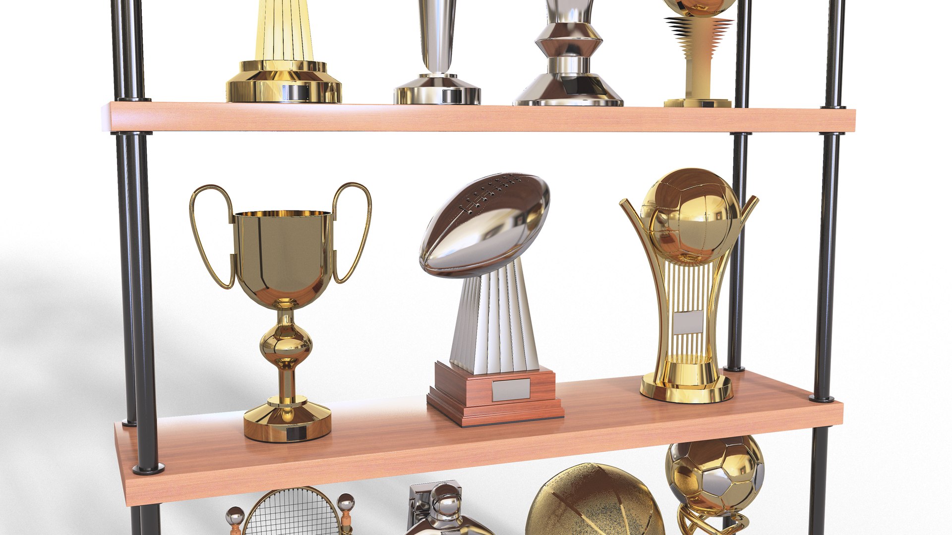 Trophy Case 3D - TurboSquid 2130866