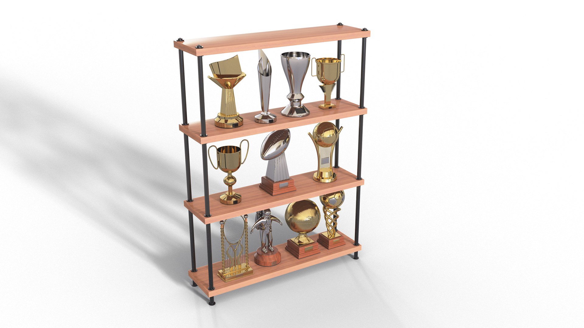 Trophy Case 3D - TurboSquid 2130866
