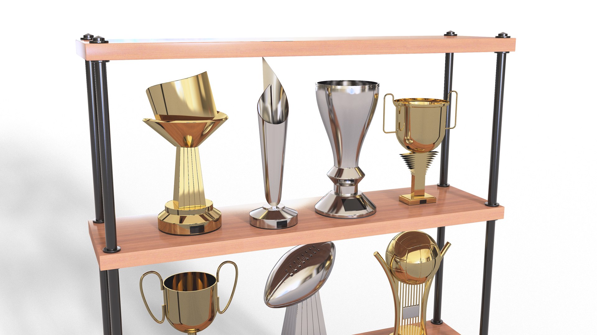 Trophy Case 3D - TurboSquid 2130866
