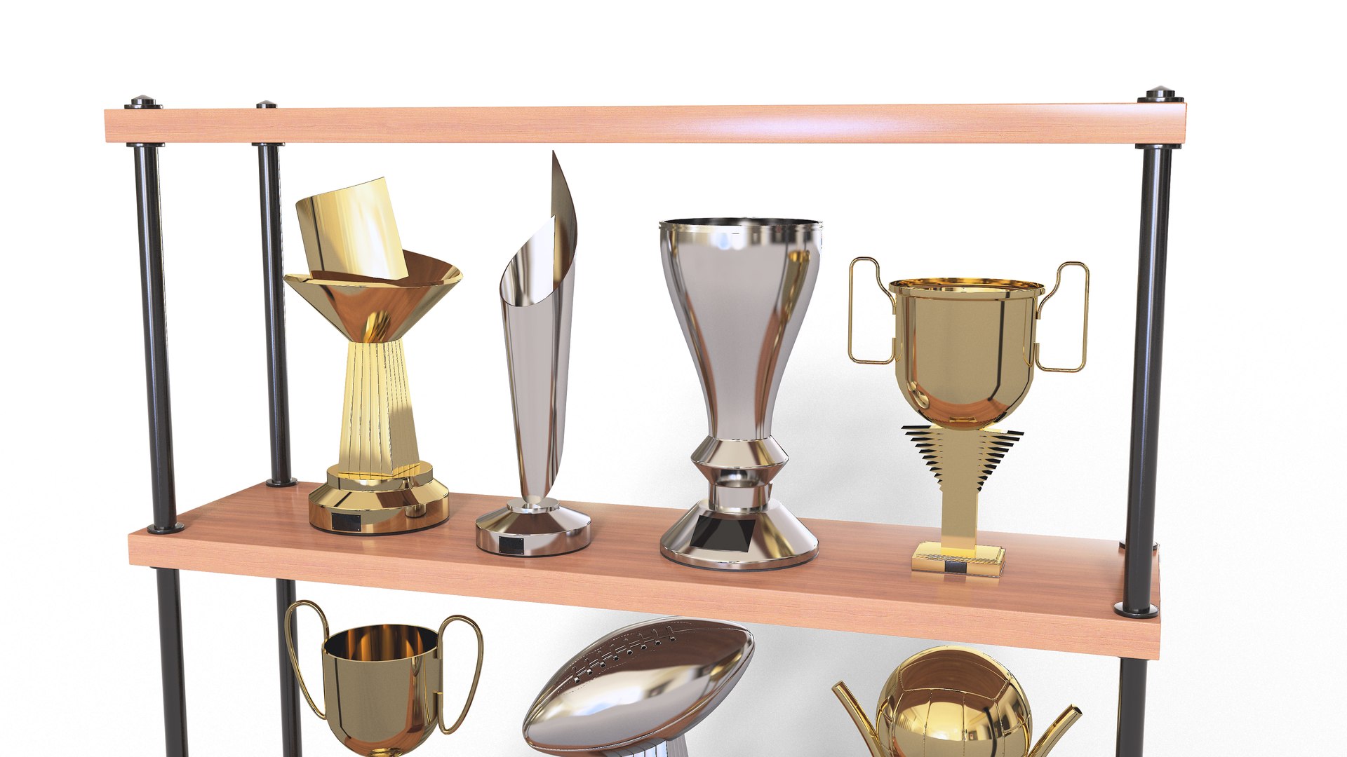 Trophy Case 3D - TurboSquid 2130866