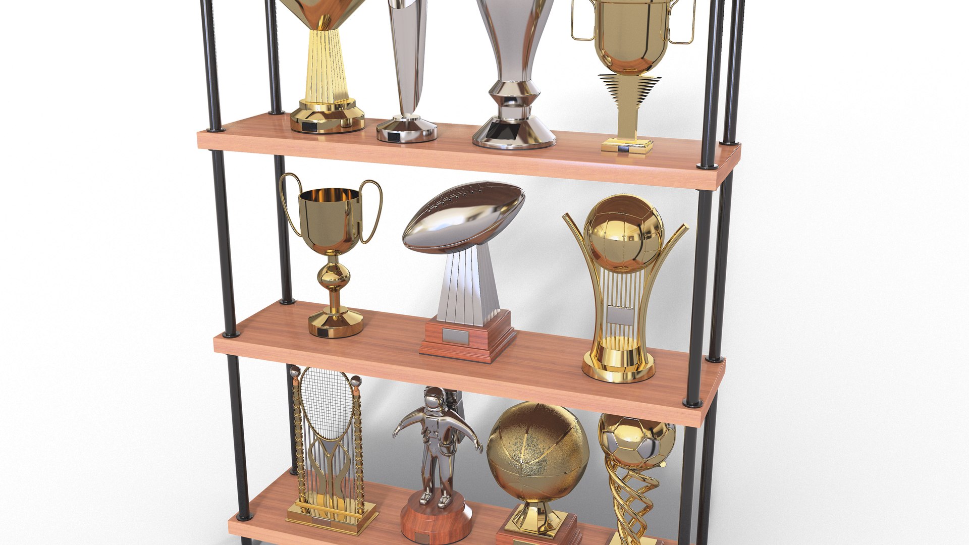 Trophy Case 3D - TurboSquid 2130866
