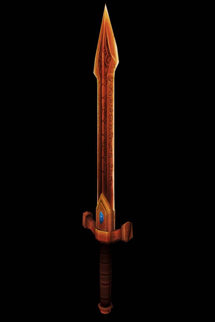 3d sword model