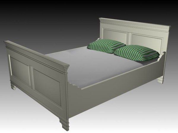 3D 3ds Max bed furniture bedroom