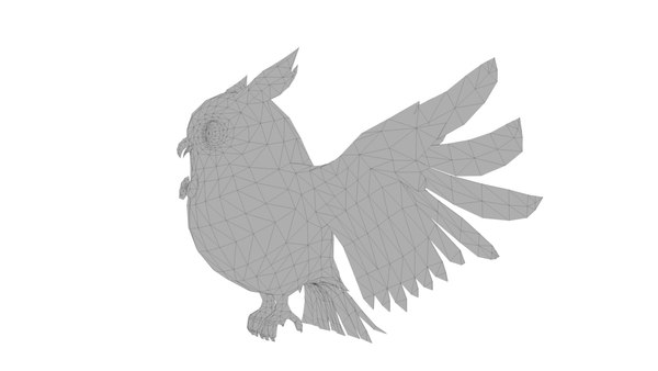 White Barn Owl 3D model - TurboSquid 1870112