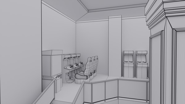 Arcade Game Hall 3D model - TurboSquid 1927140