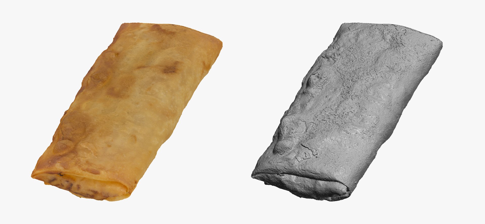 Spring Roll 01 RAW Scan Model - TurboSquid 1957148