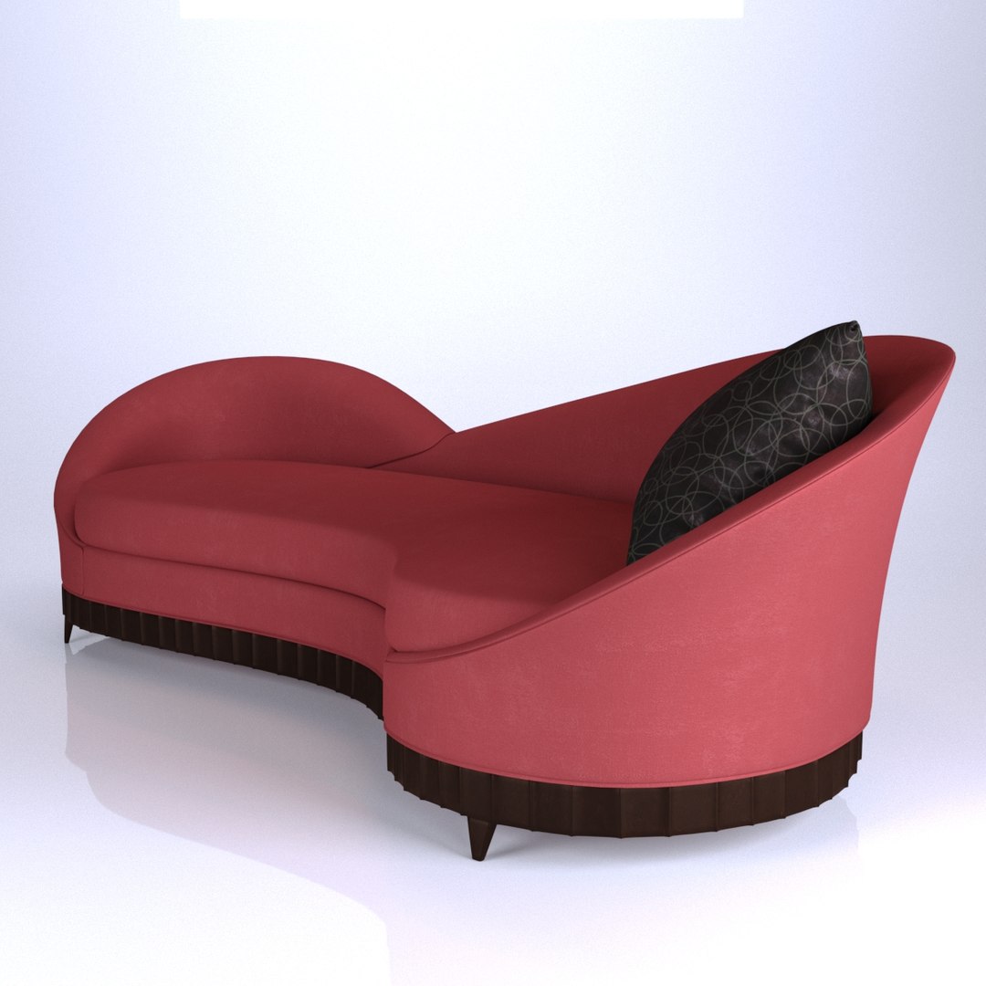 3d Curved Sofa Courbe 60-0440