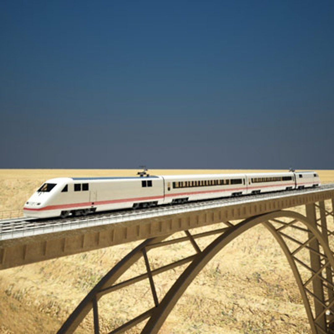 Bridge Train Ice 3ds