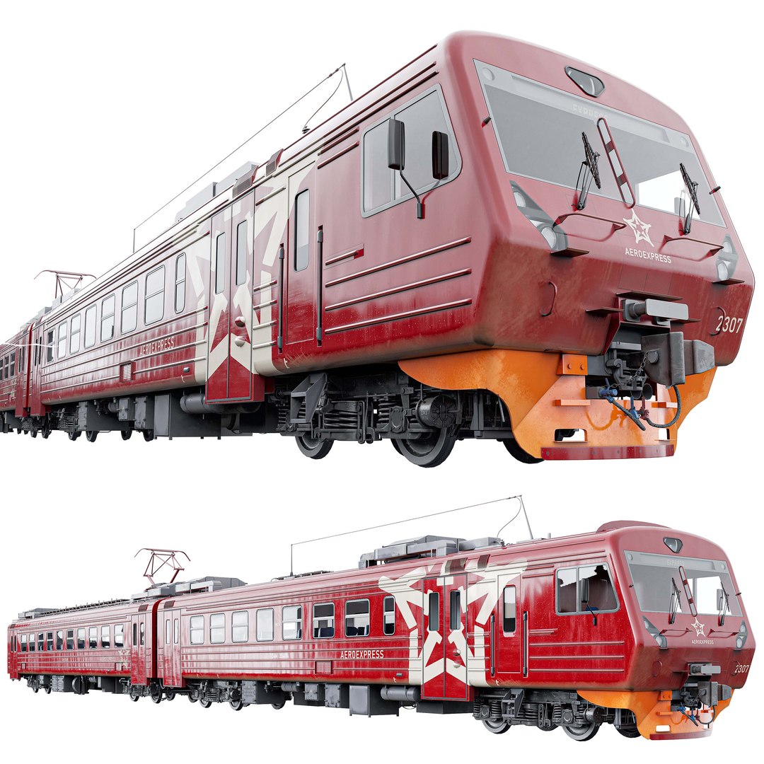 3D Passenger Train ED4M - AERO EXPRESS - TurboSquid 2370339