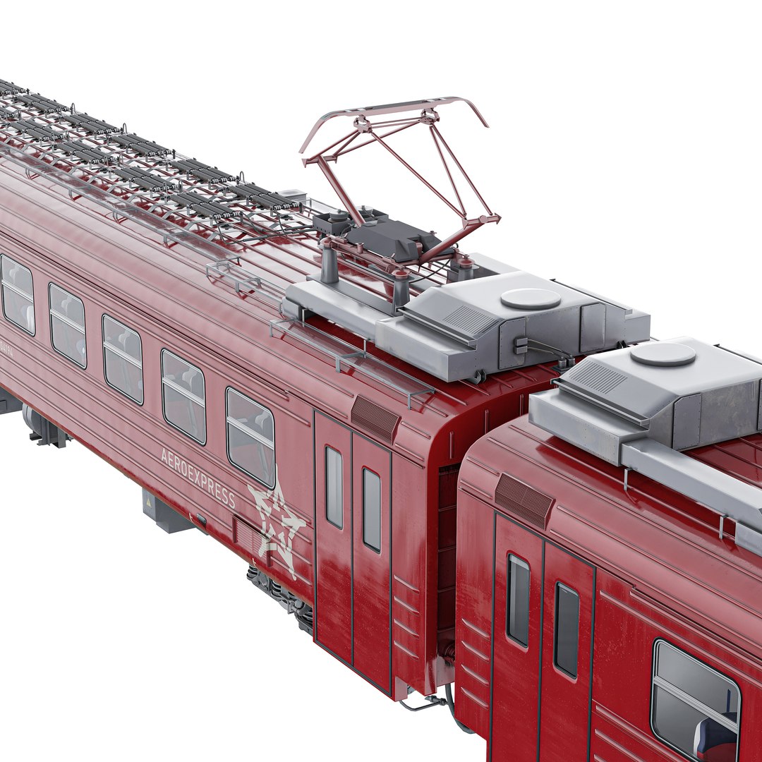 3D Passenger Train ED4M - AERO EXPRESS - TurboSquid 2370339