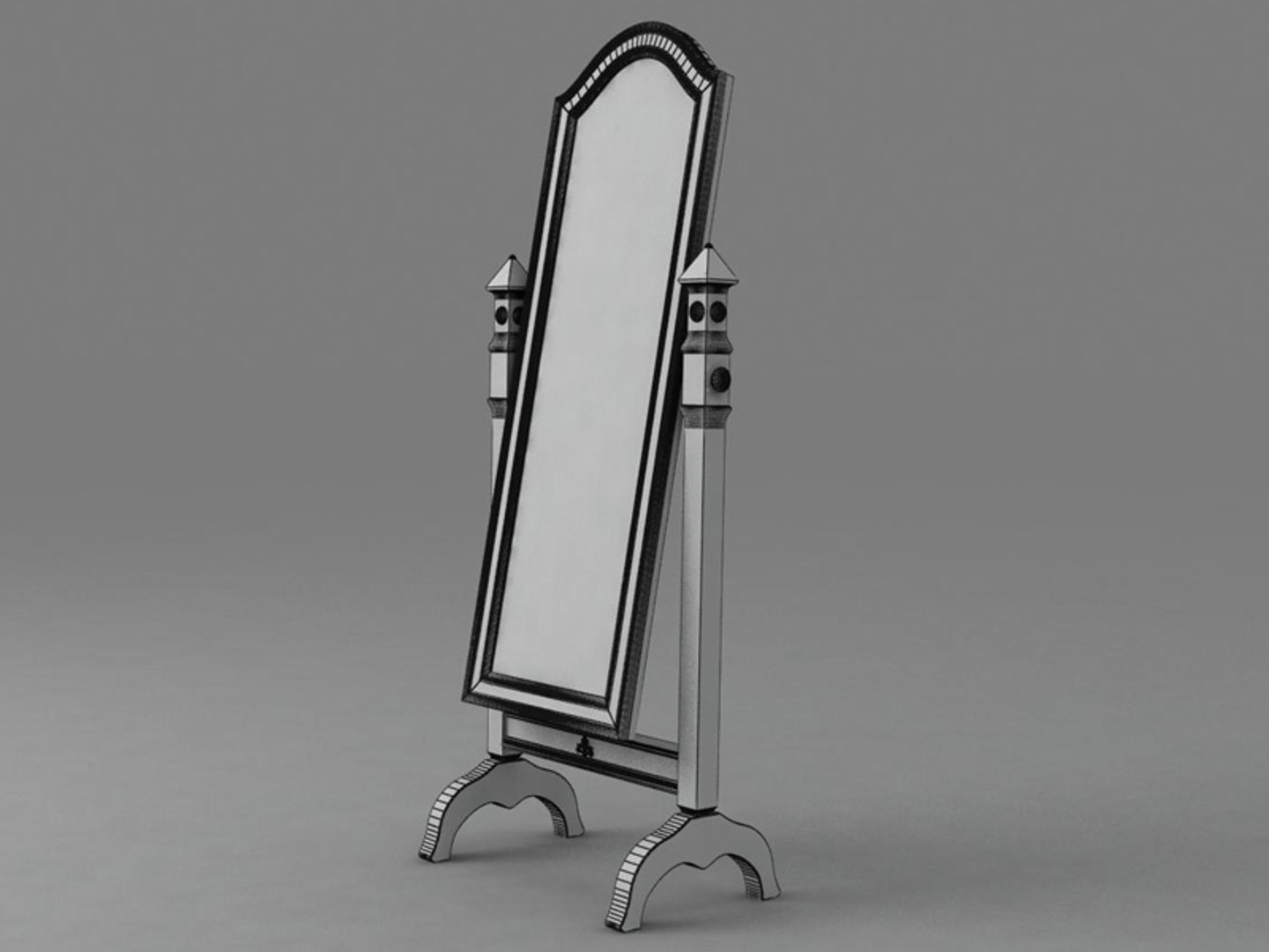 Classic Mirror 3d Model