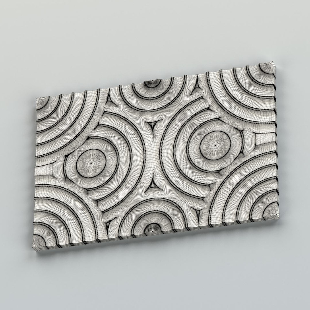 3D Cnc Wall Panel - TurboSquid 1685808