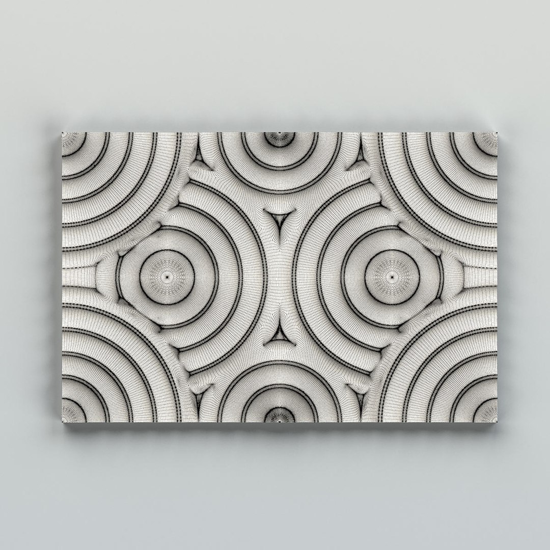 3D Cnc Wall Panel - TurboSquid 1685808