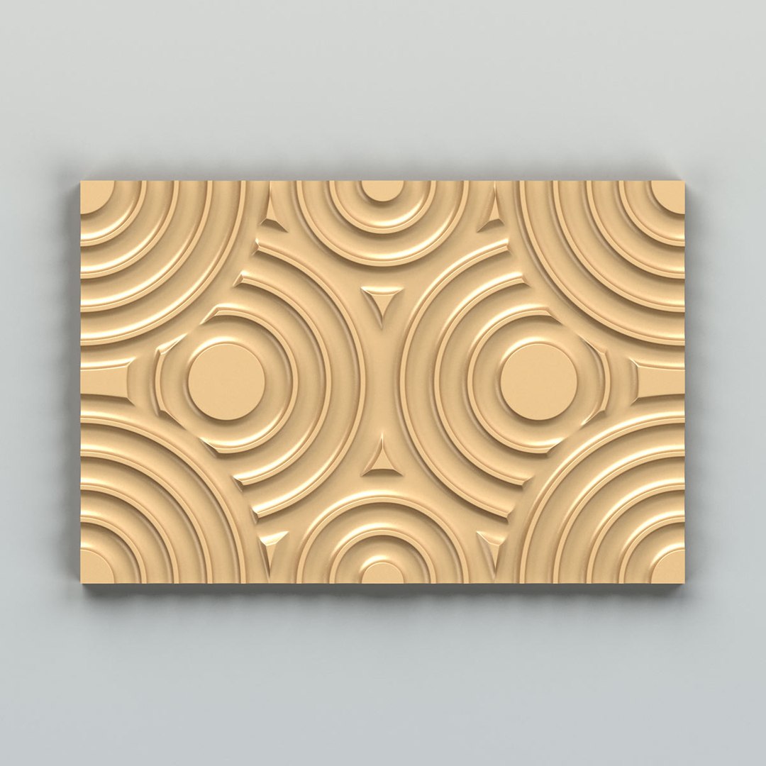 3D Cnc Wall Panel - TurboSquid 1685808
