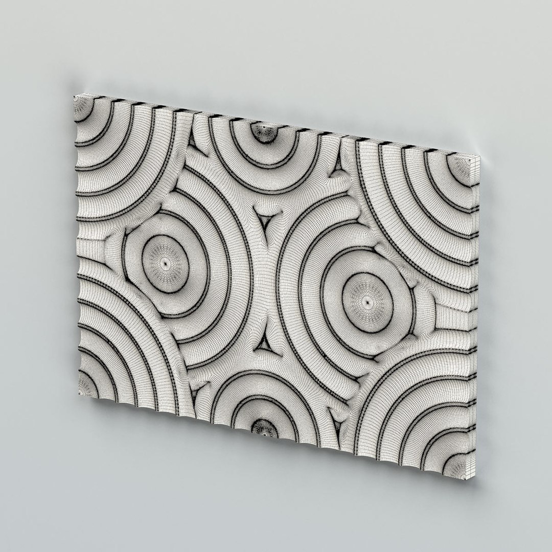 3D Cnc Wall Panel - TurboSquid 1685808