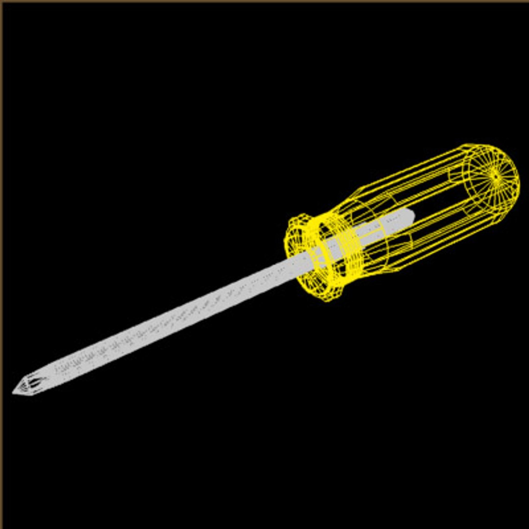 Free Screwdriver Tool 3d Model