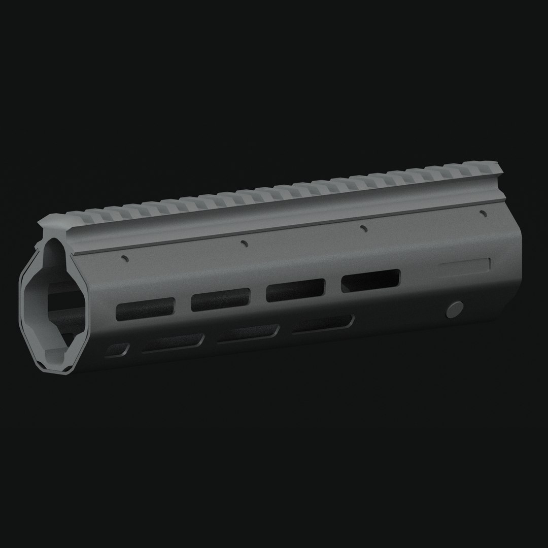 3D Lancer HK416 Carbon Handguard 9inch Carbine - TurboSquid 1939322