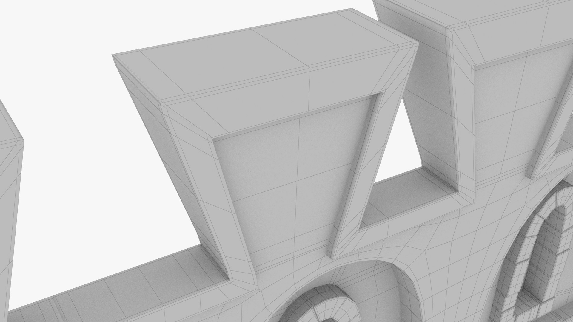 3D Stylized Castle Wall - TurboSquid 1676043