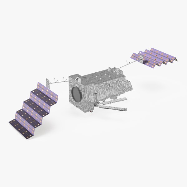 modelo 3d Satélite meteorológico con paneles solares - TurboSquid 2425817