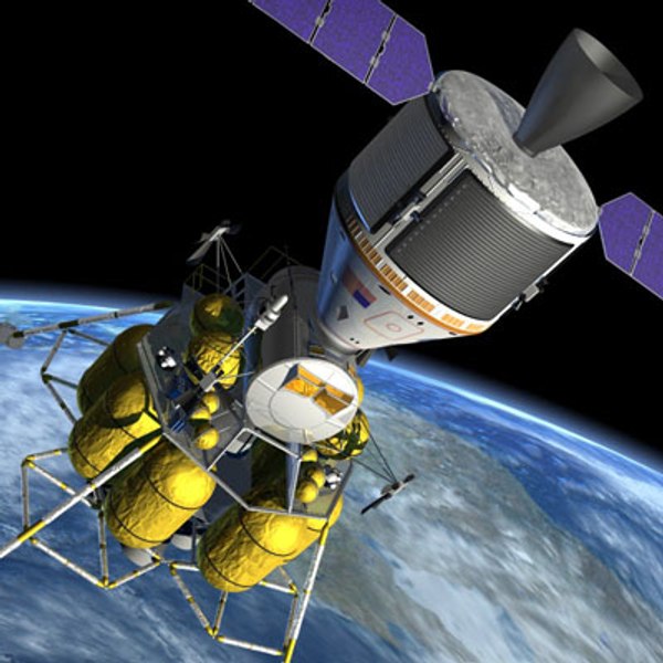 3d model nasa spacecraft moon