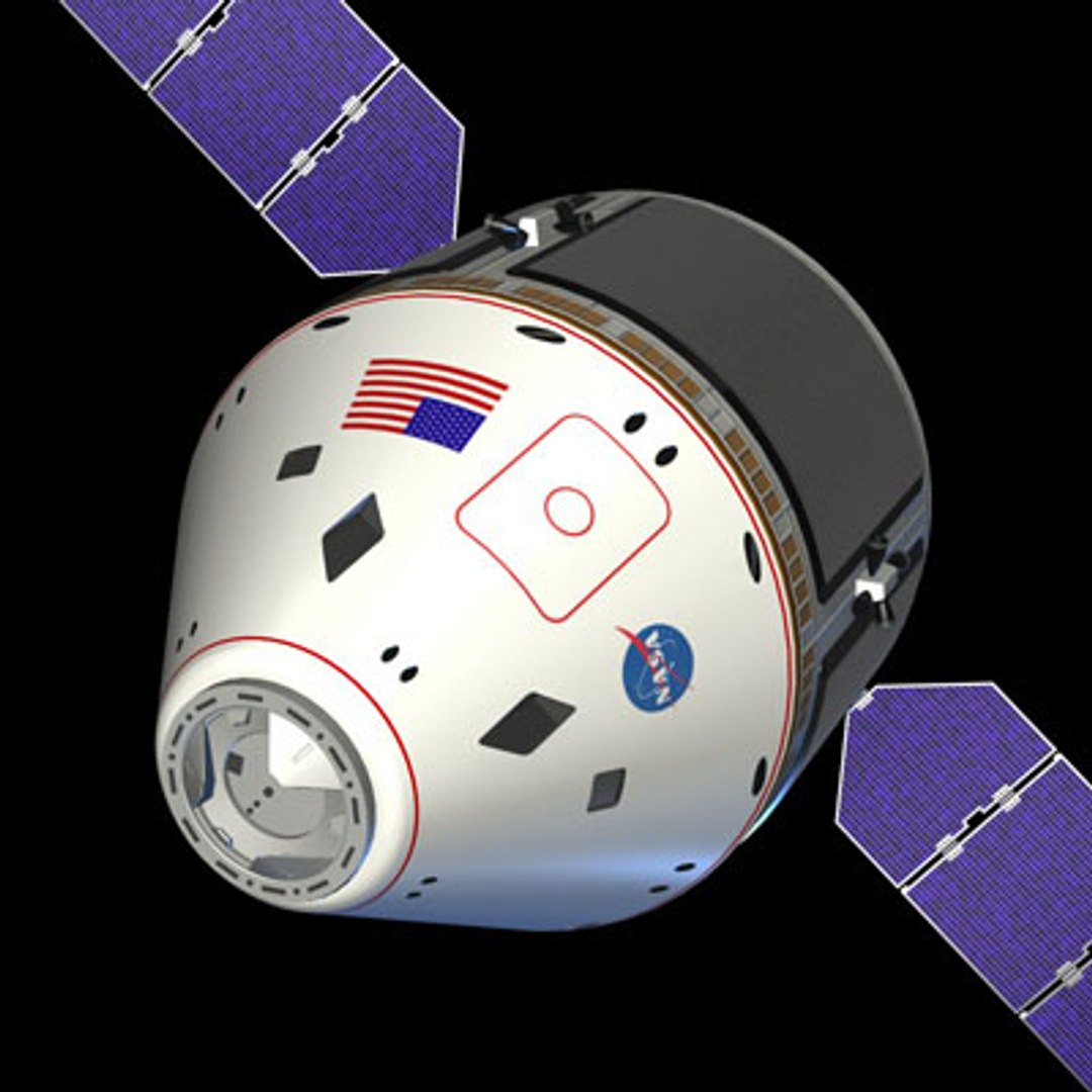 3d Model Nasa Spacecraft Moon