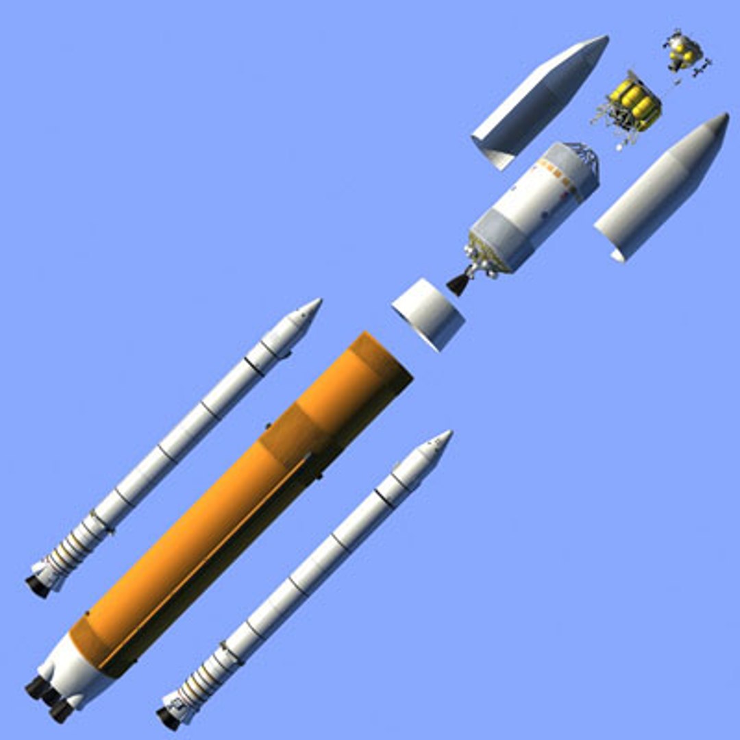 3d Model Nasa Spacecraft Moon