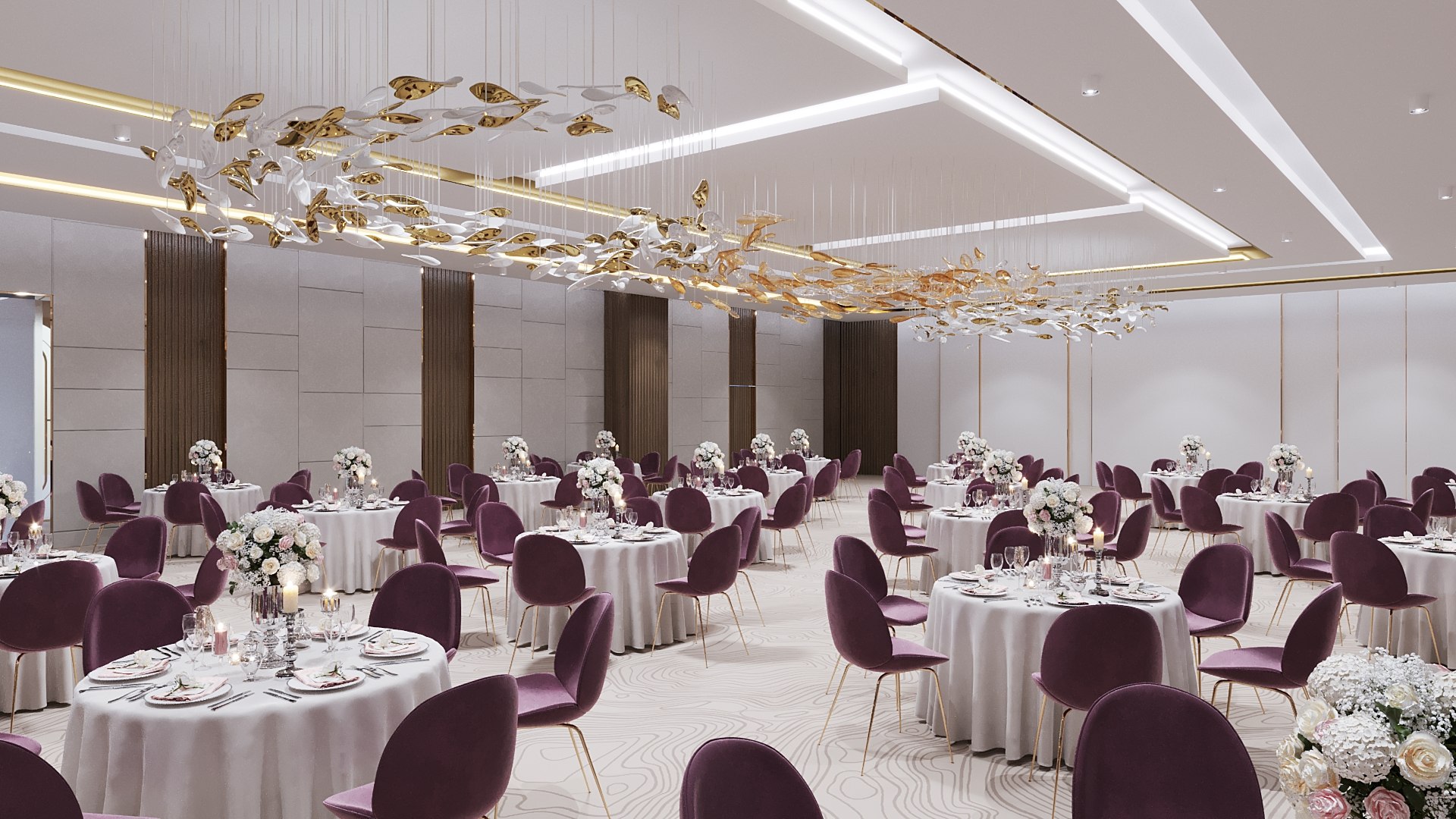 3D Modern Wedding And Confrence Hall 02 - TurboSquid 2118303