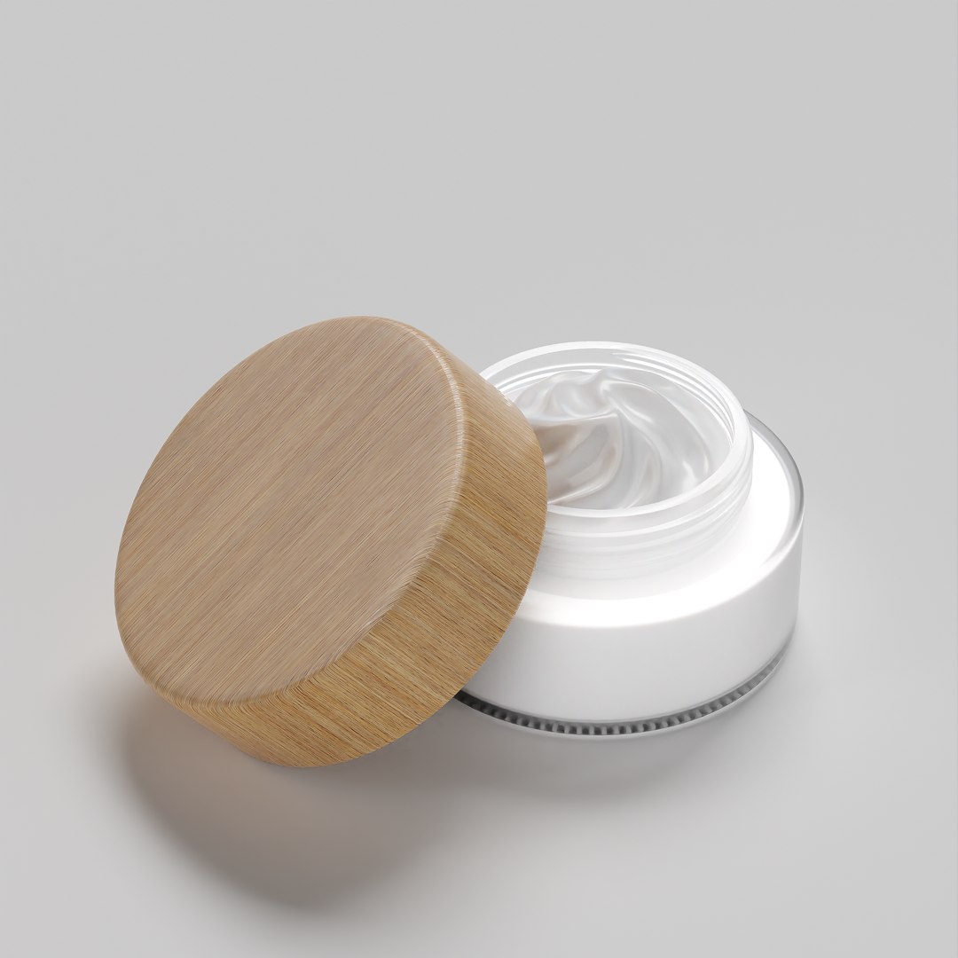 3D Cream Jar 40 Model - TurboSquid 1965894