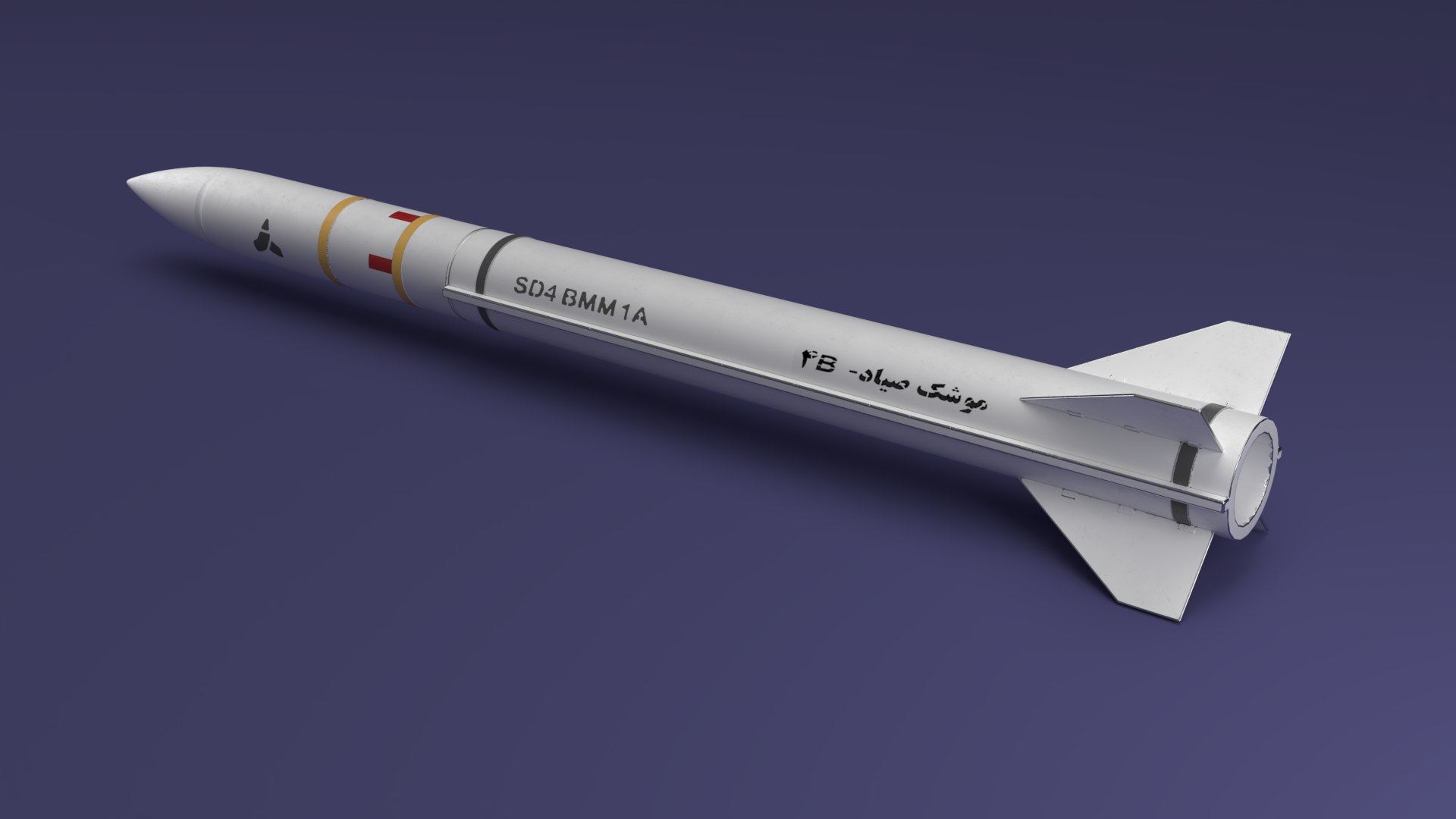 3D Model Sayyad 4B Iranian Missile - TurboSquid 2267137