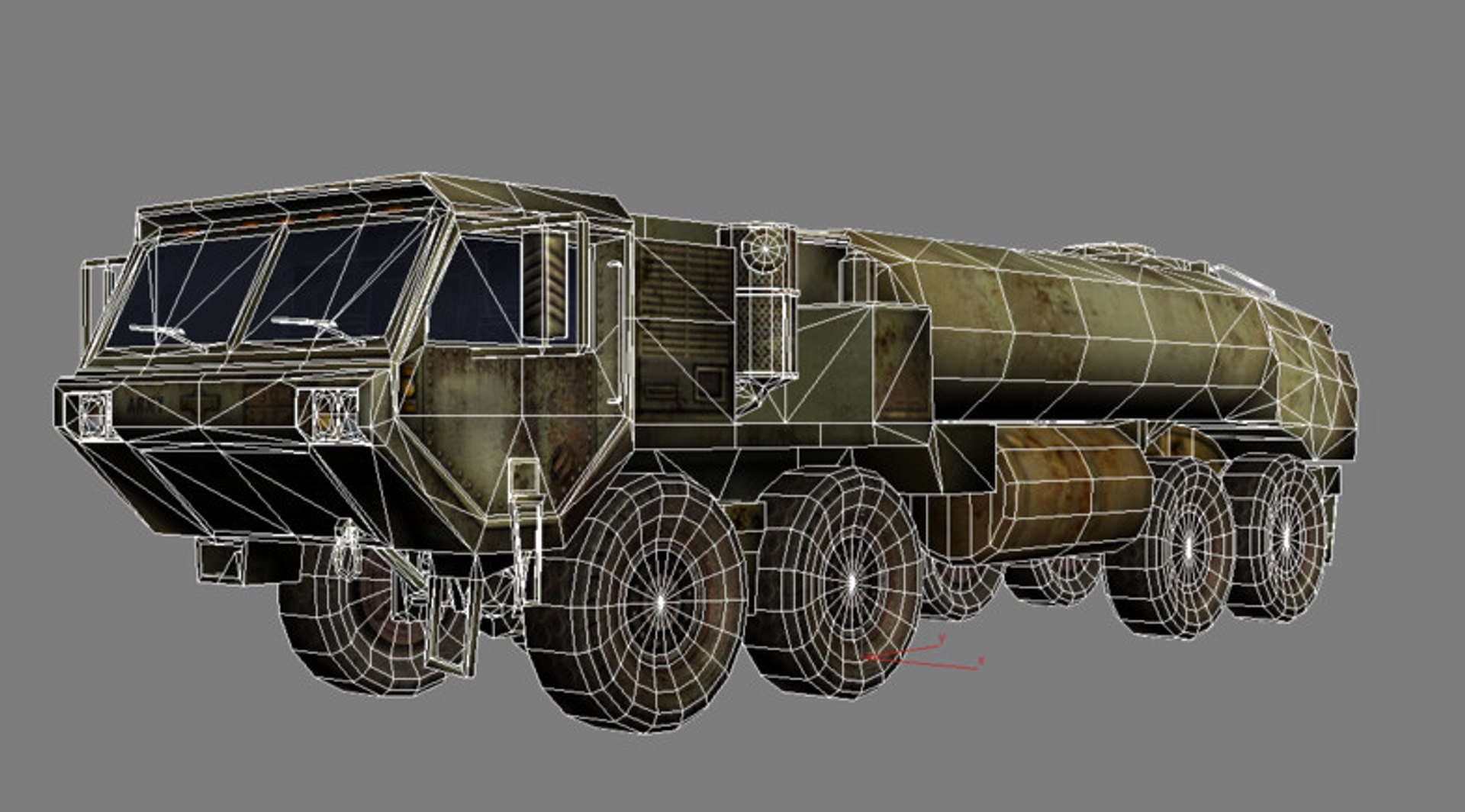 3ds Army Truck