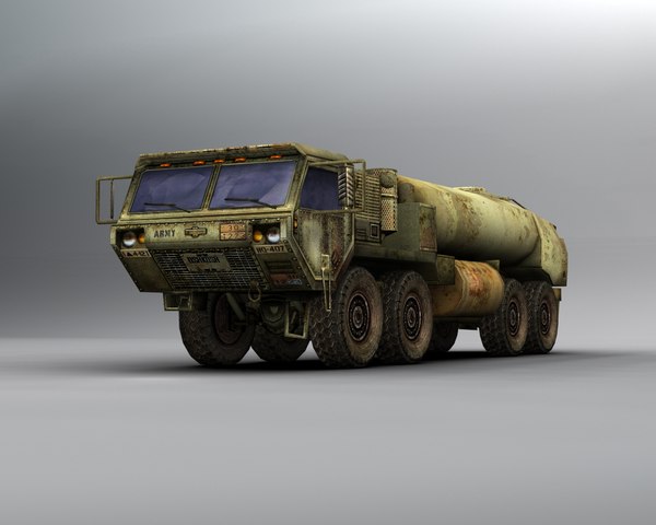 3ds army truck