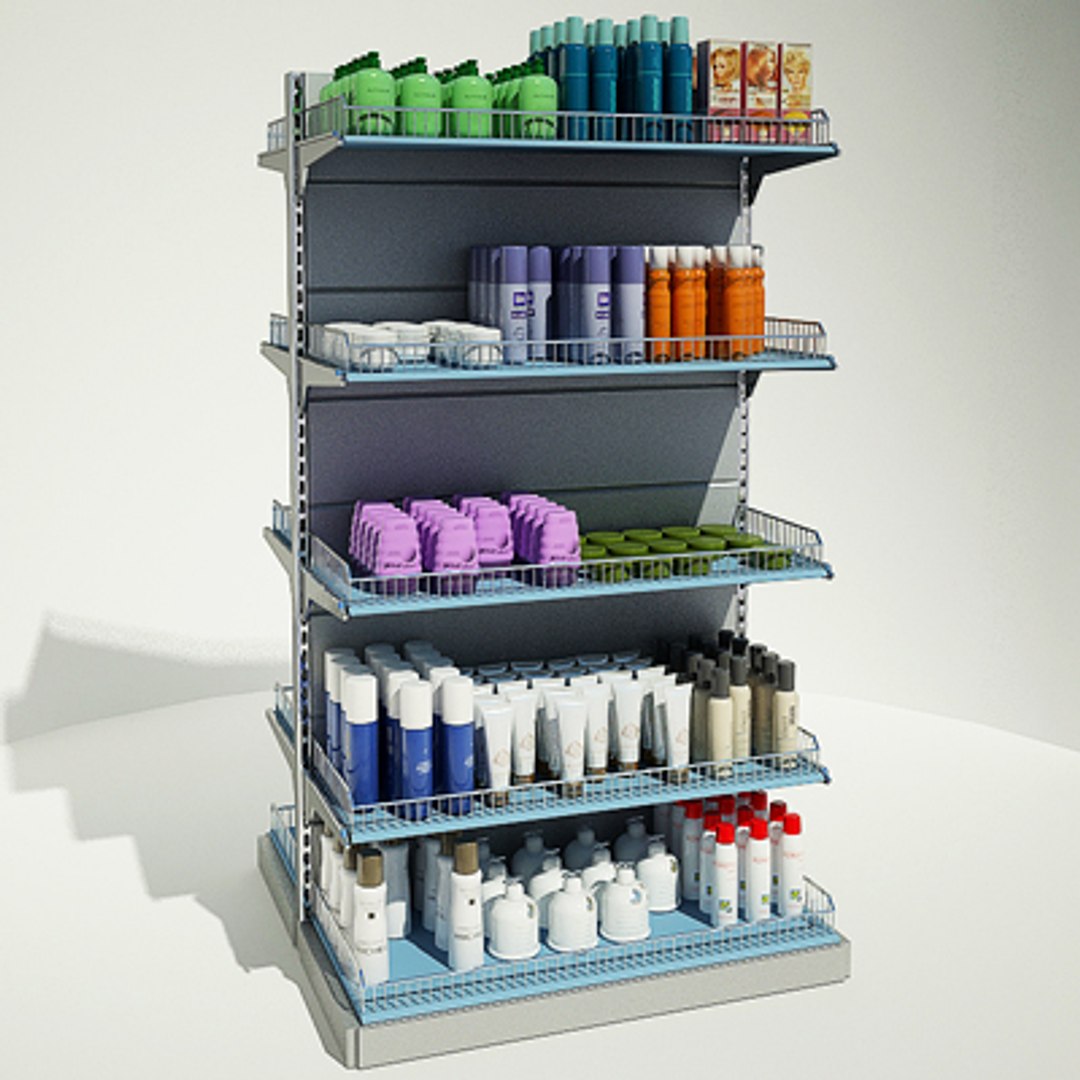 Trading Display Shelf 3d Max
