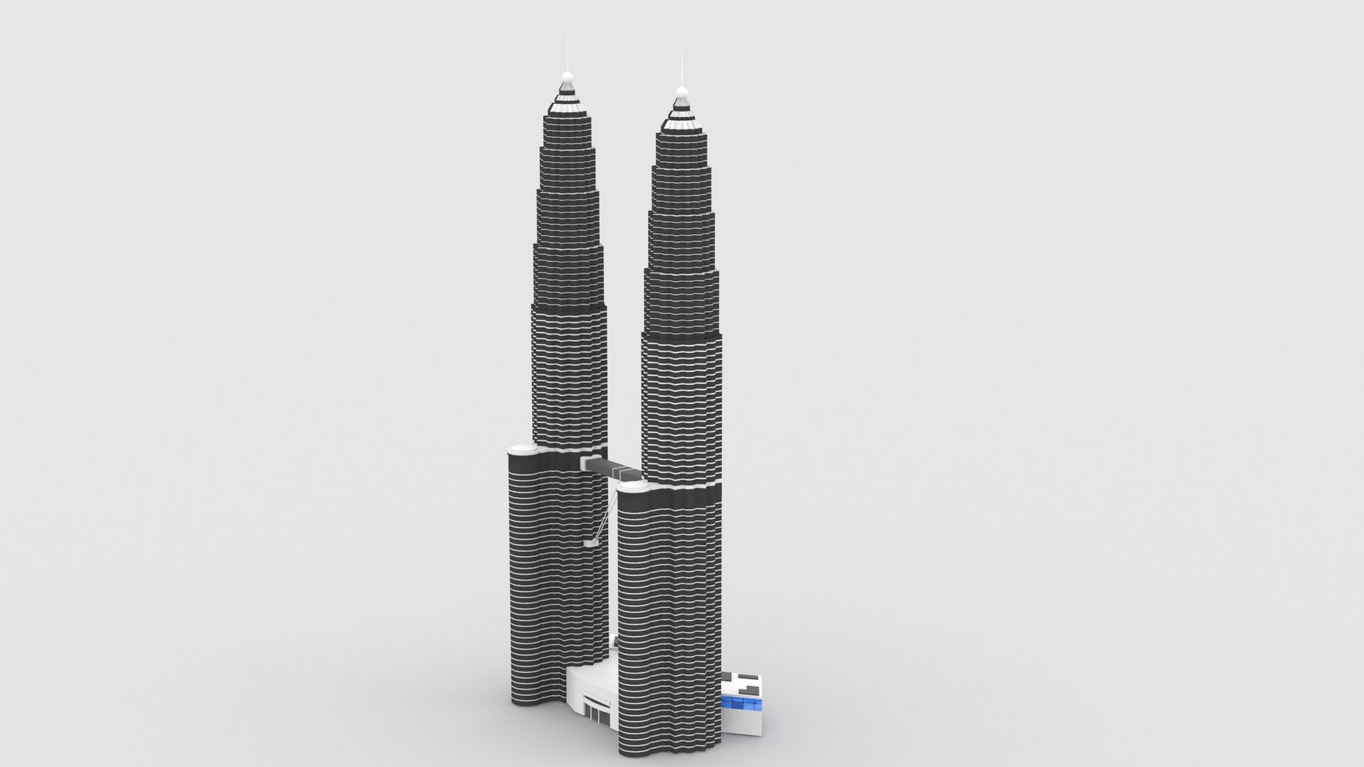 3D Model Petronas Twin Towers - TurboSquid 2234765