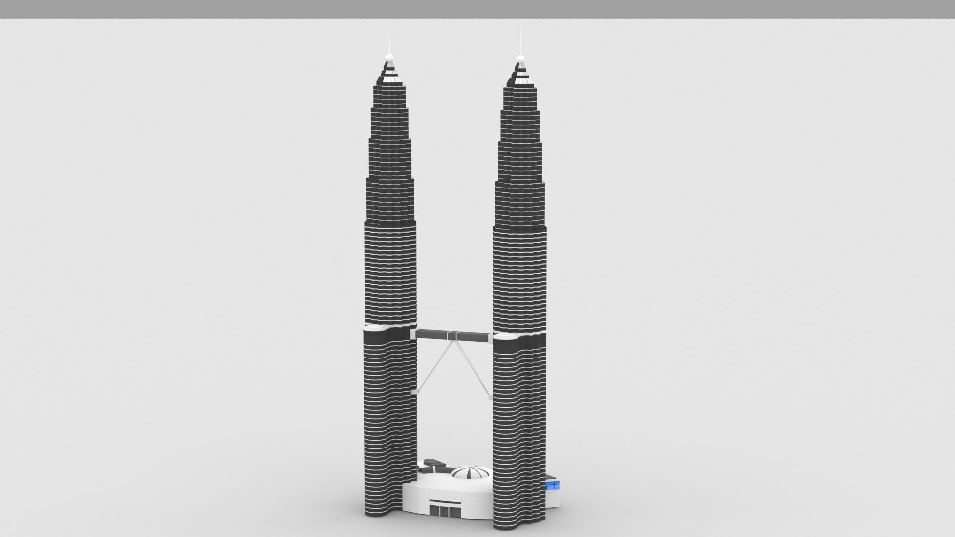 3D Model Petronas Twin Towers - TurboSquid 2234765