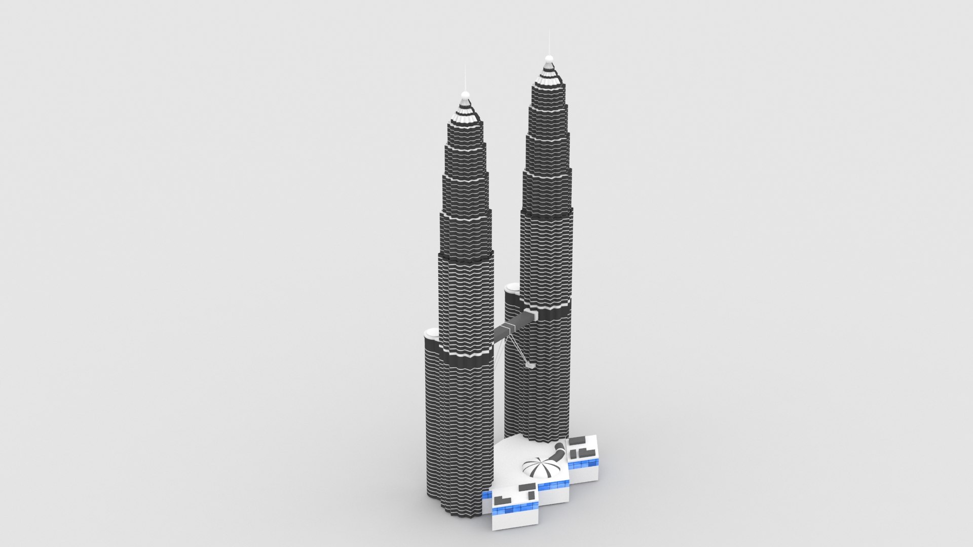 3D Model Petronas Twin Towers - TurboSquid 2234765