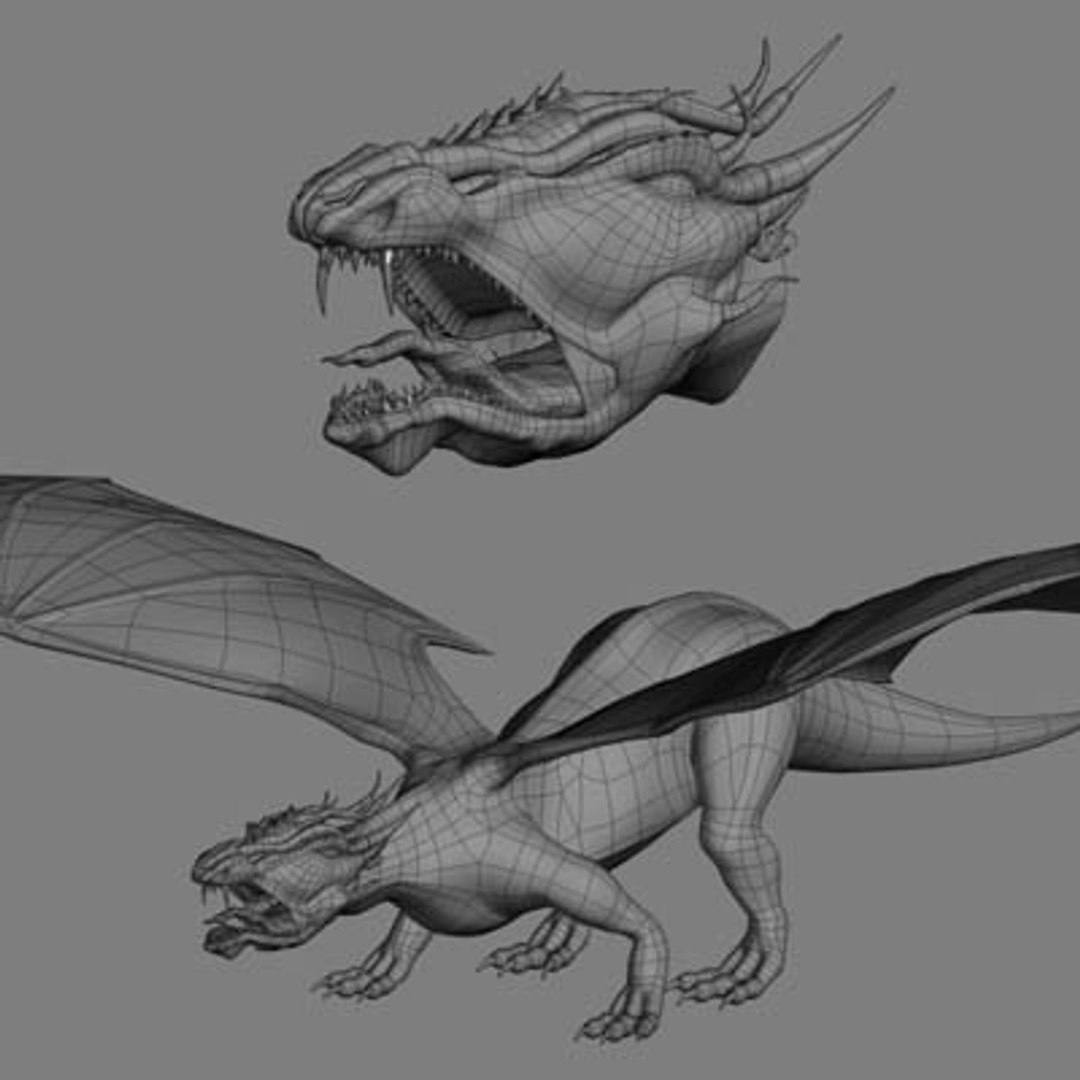 Dragon 3d Obj