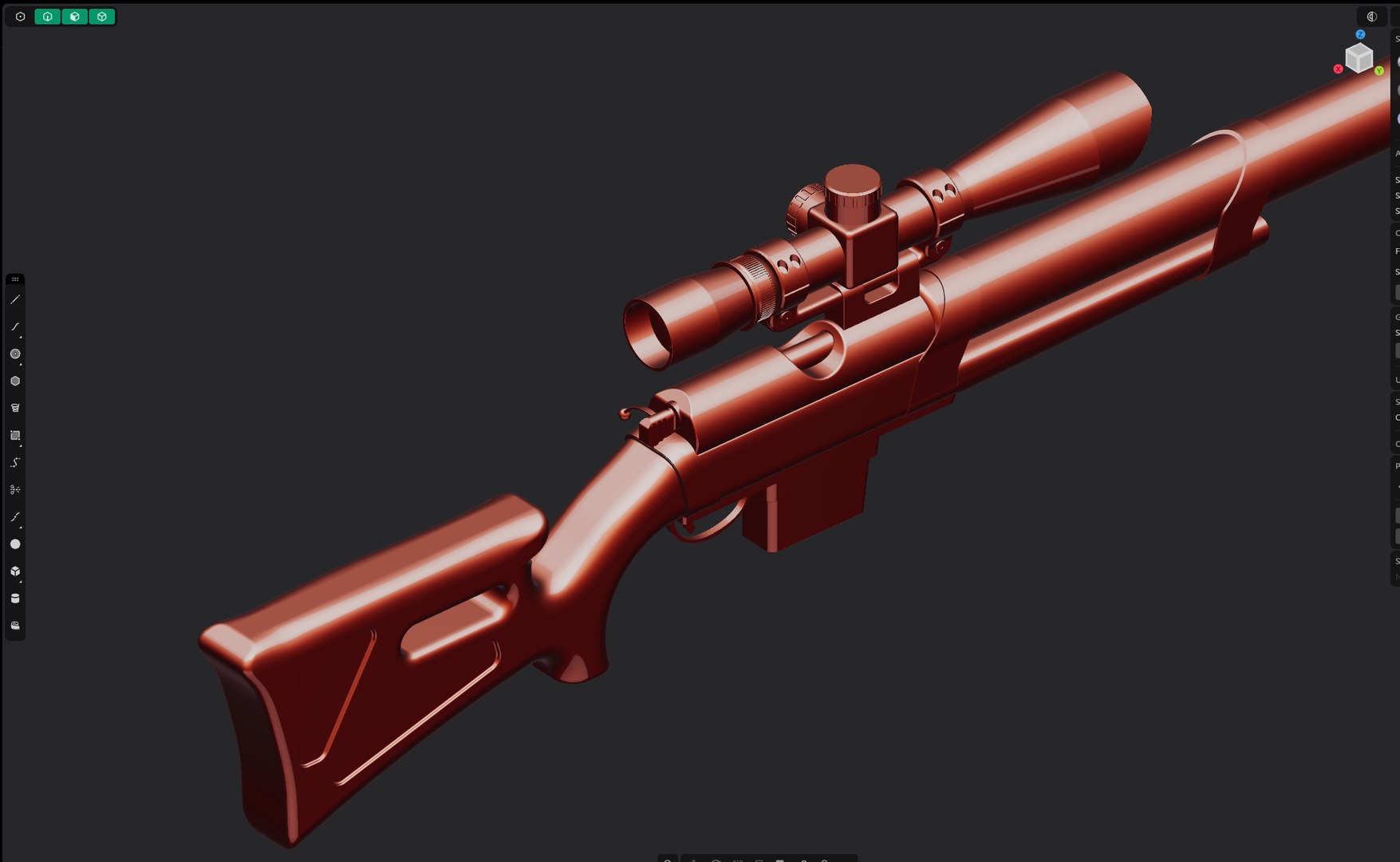 Sniper Weapon 3D - TurboSquid 2396448