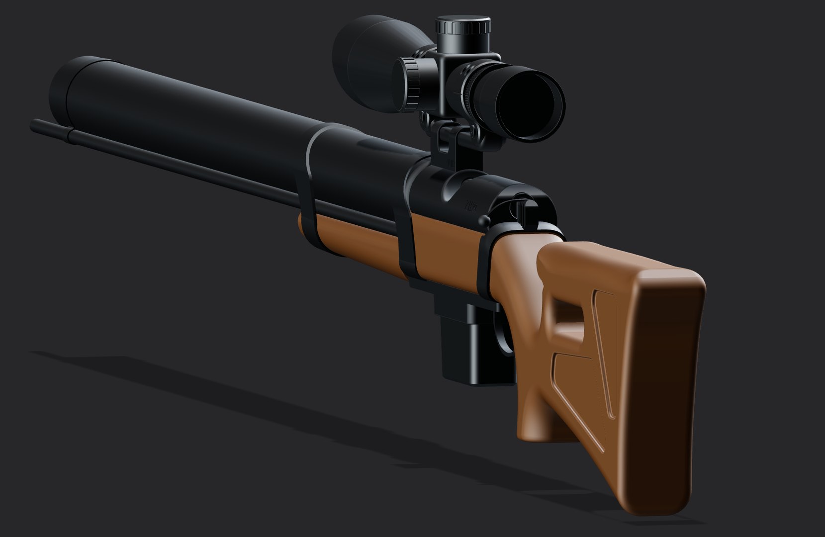 Sniper Weapon 3D - TurboSquid 2396448