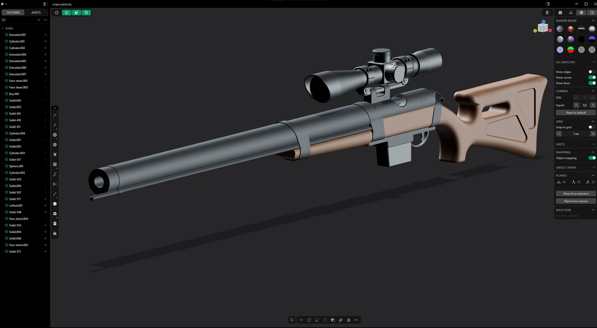 Sniper Weapon 3D - TurboSquid 2396448