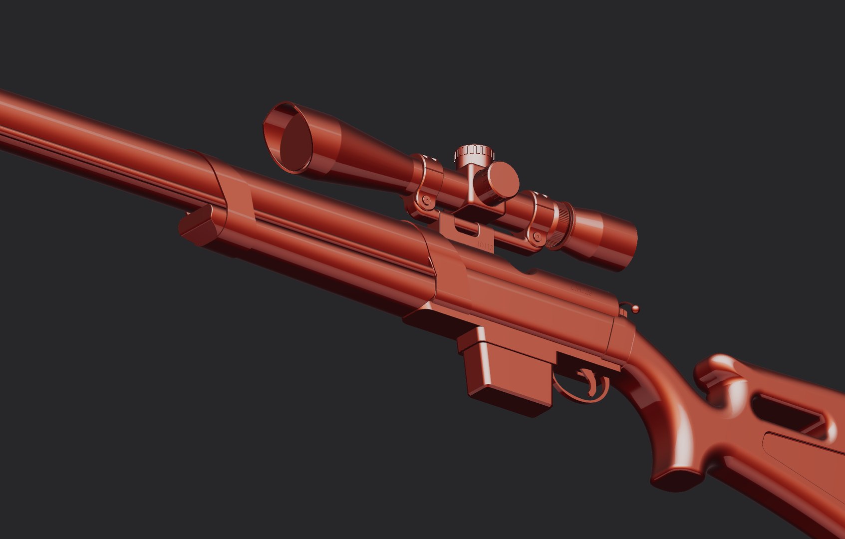 Sniper Weapon 3D - TurboSquid 2396448
