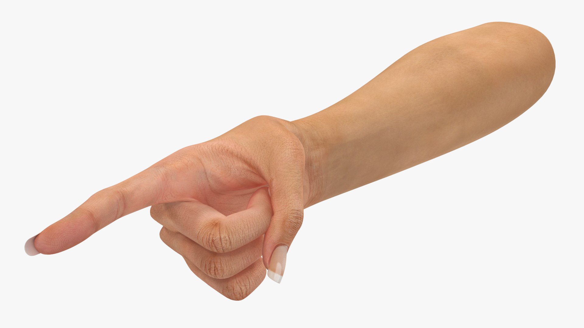 3D Model Female Hand 2 Rigged For Cinema 4D - TurboSquid 2194649