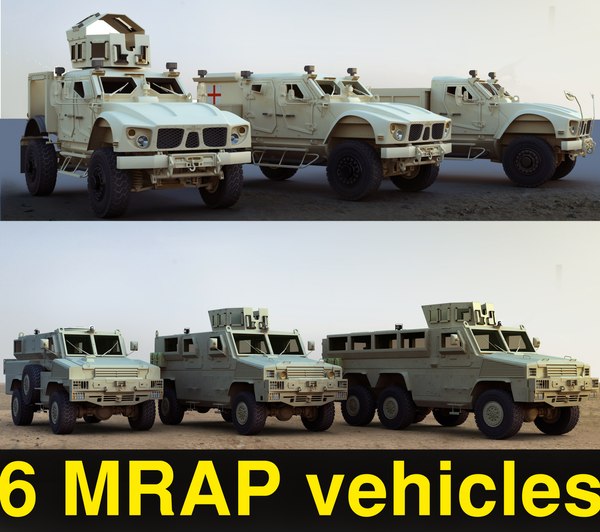 MRAP 3D Models for Download | TurboSquid