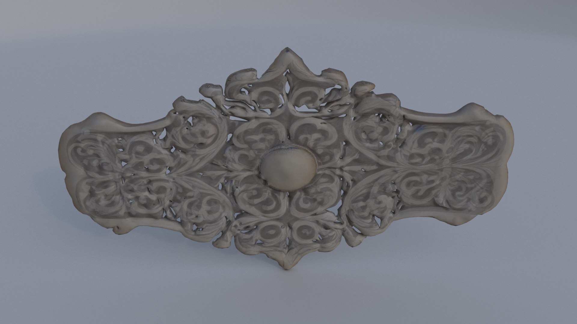 3D Ornamental Belt Buckle Model - TurboSquid 2327295