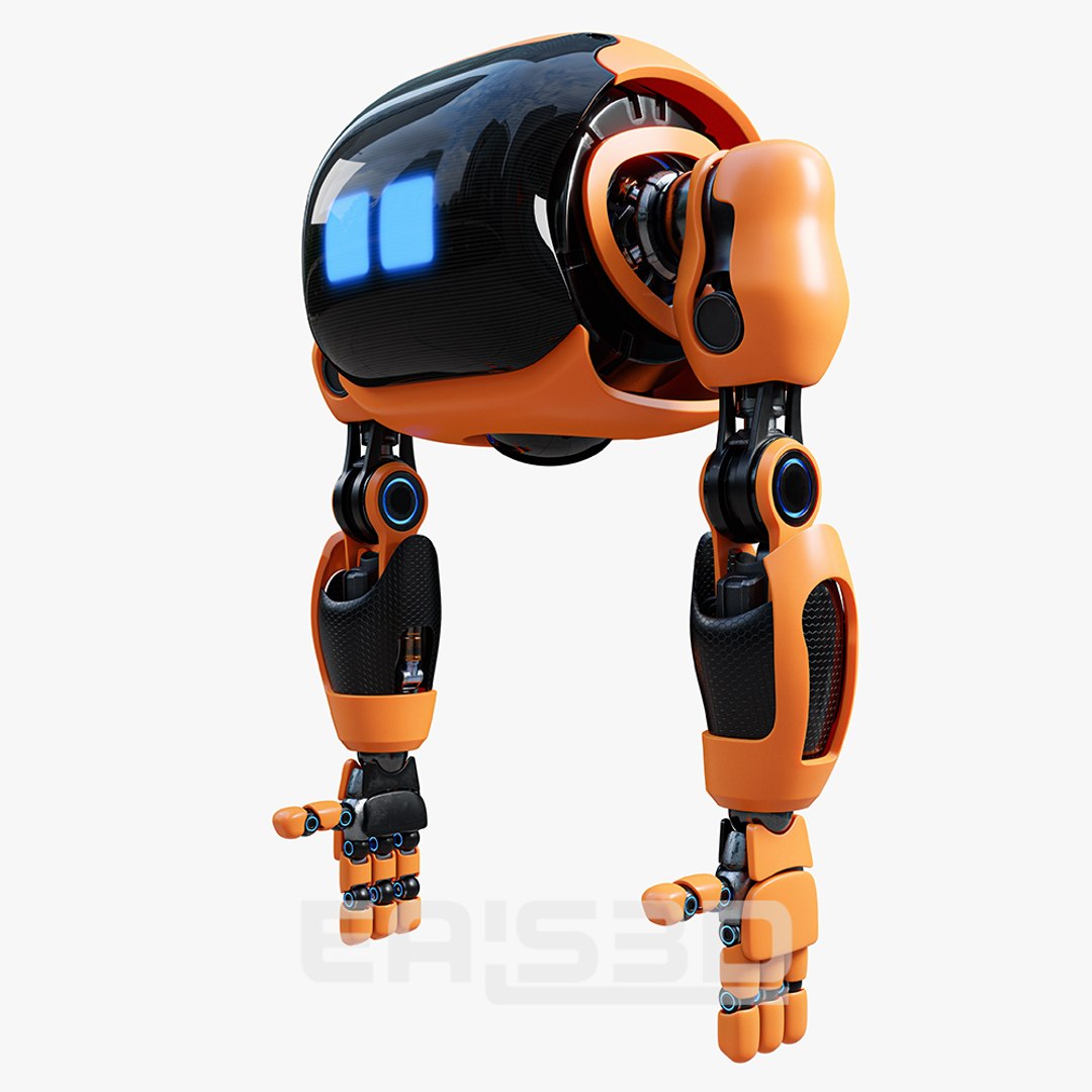 Cute Space Robot Rigged H-72 Solid Armor 3D Model - TurboSquid 2234080