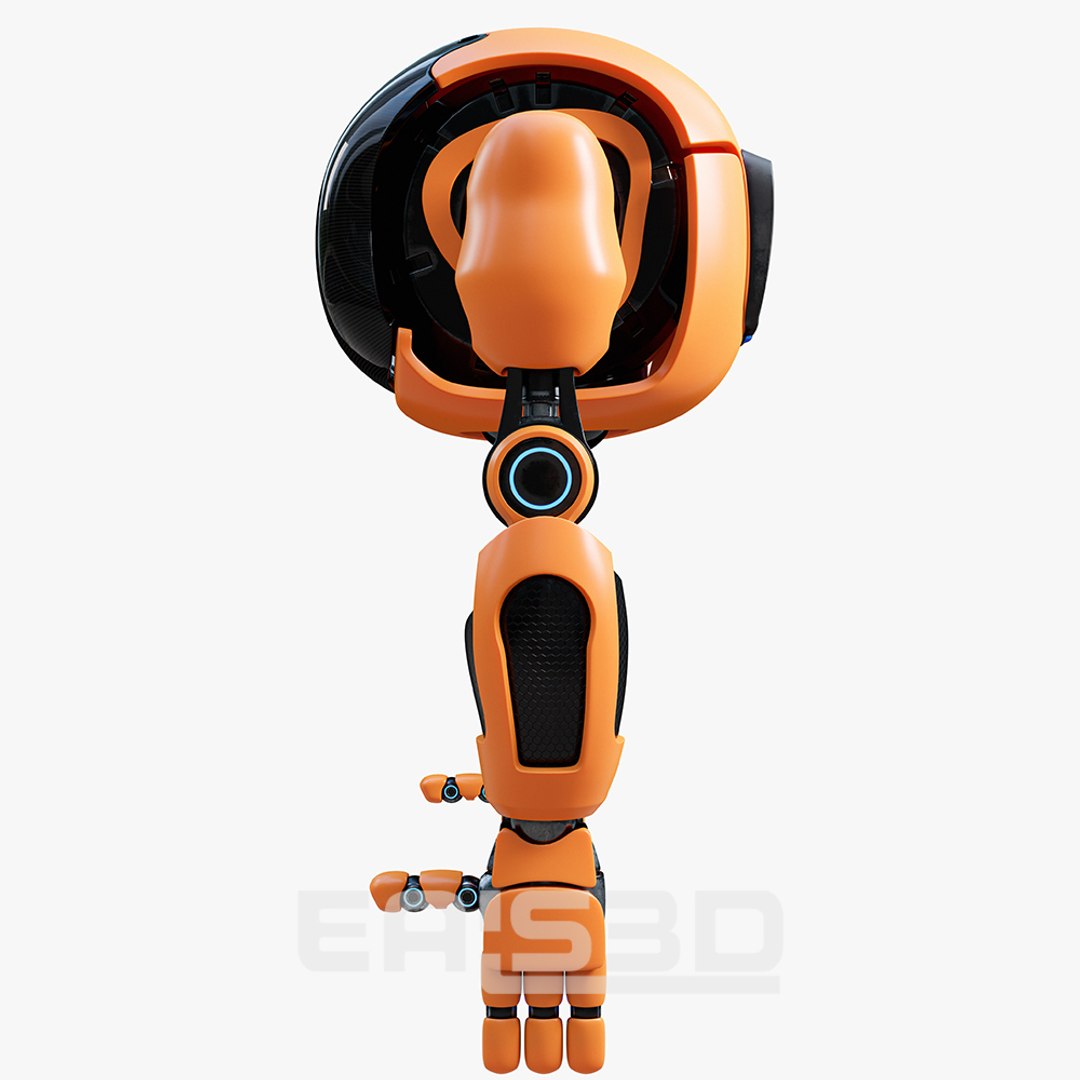 Cute Space Robot Rigged H-72 Solid Armor 3D Model - TurboSquid 2234080