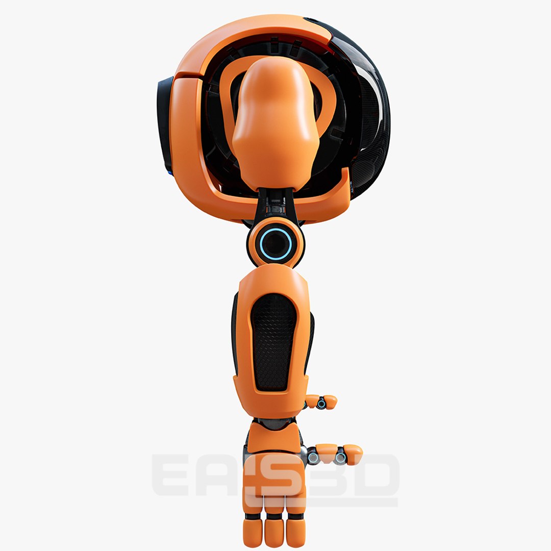 Cute Space Robot Rigged H-72 Solid Armor 3D Model - TurboSquid 2234080
