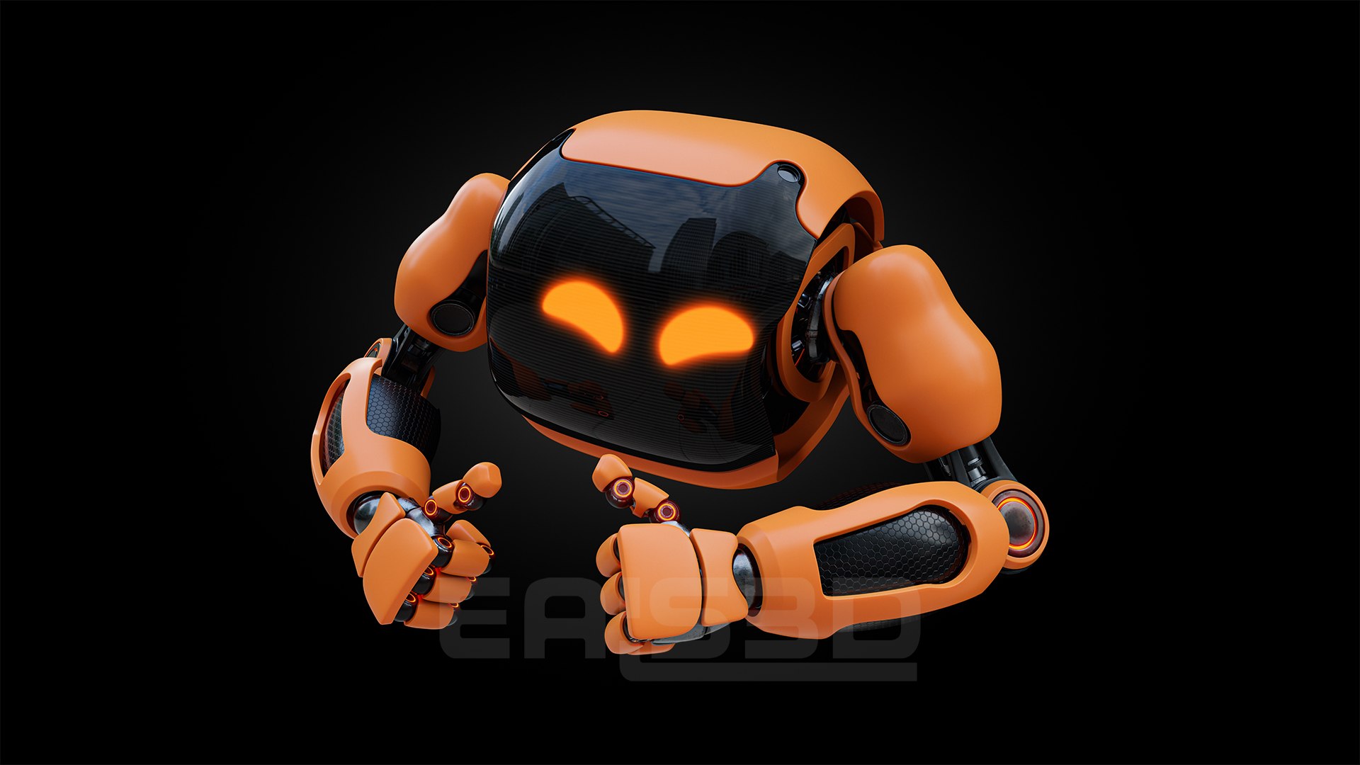 Cute Space Robot Rigged H-72 Solid Armor 3D Model - TurboSquid 2234080