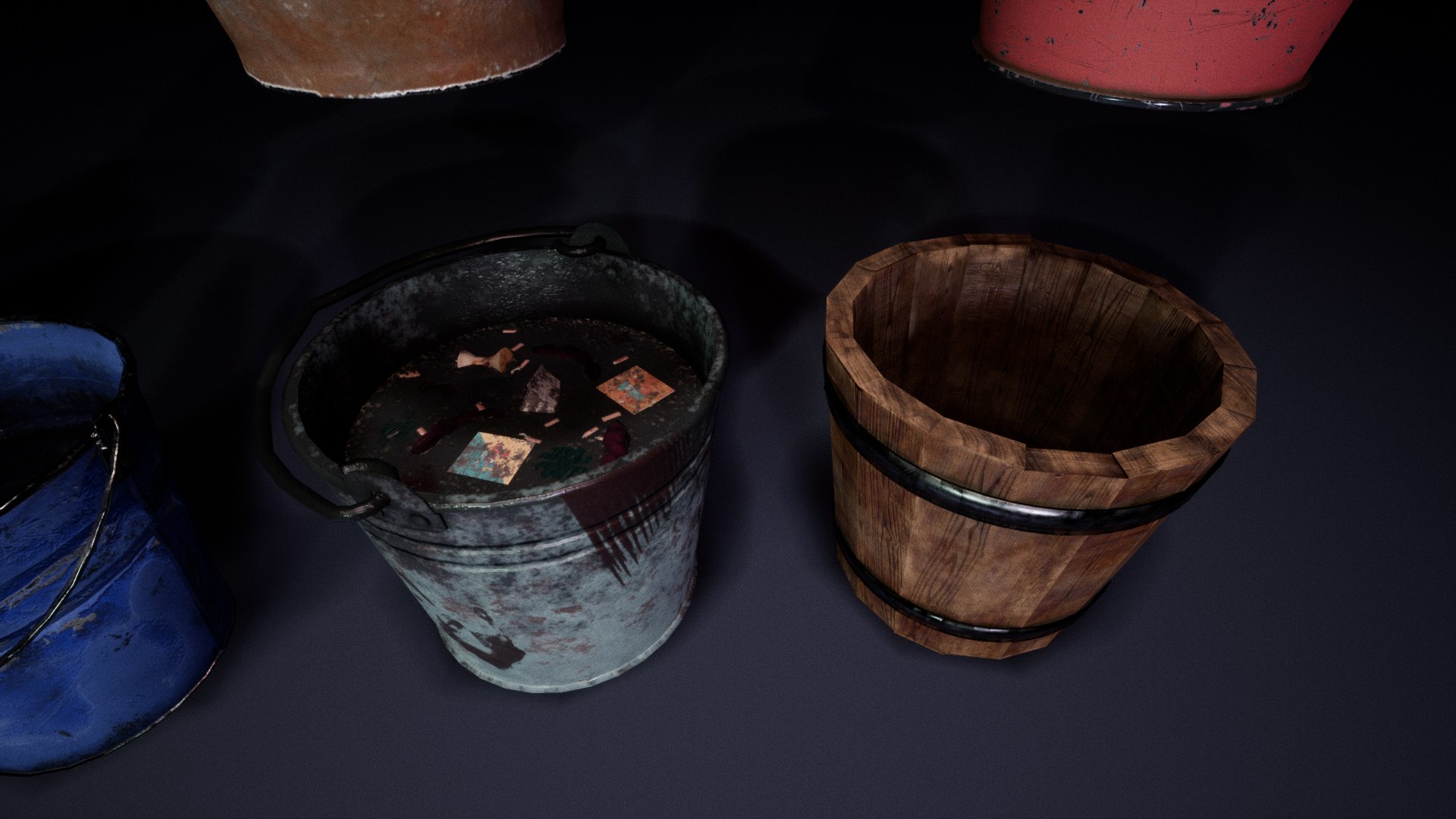 3D Buckets 12 Assets - TurboSquid 1984540