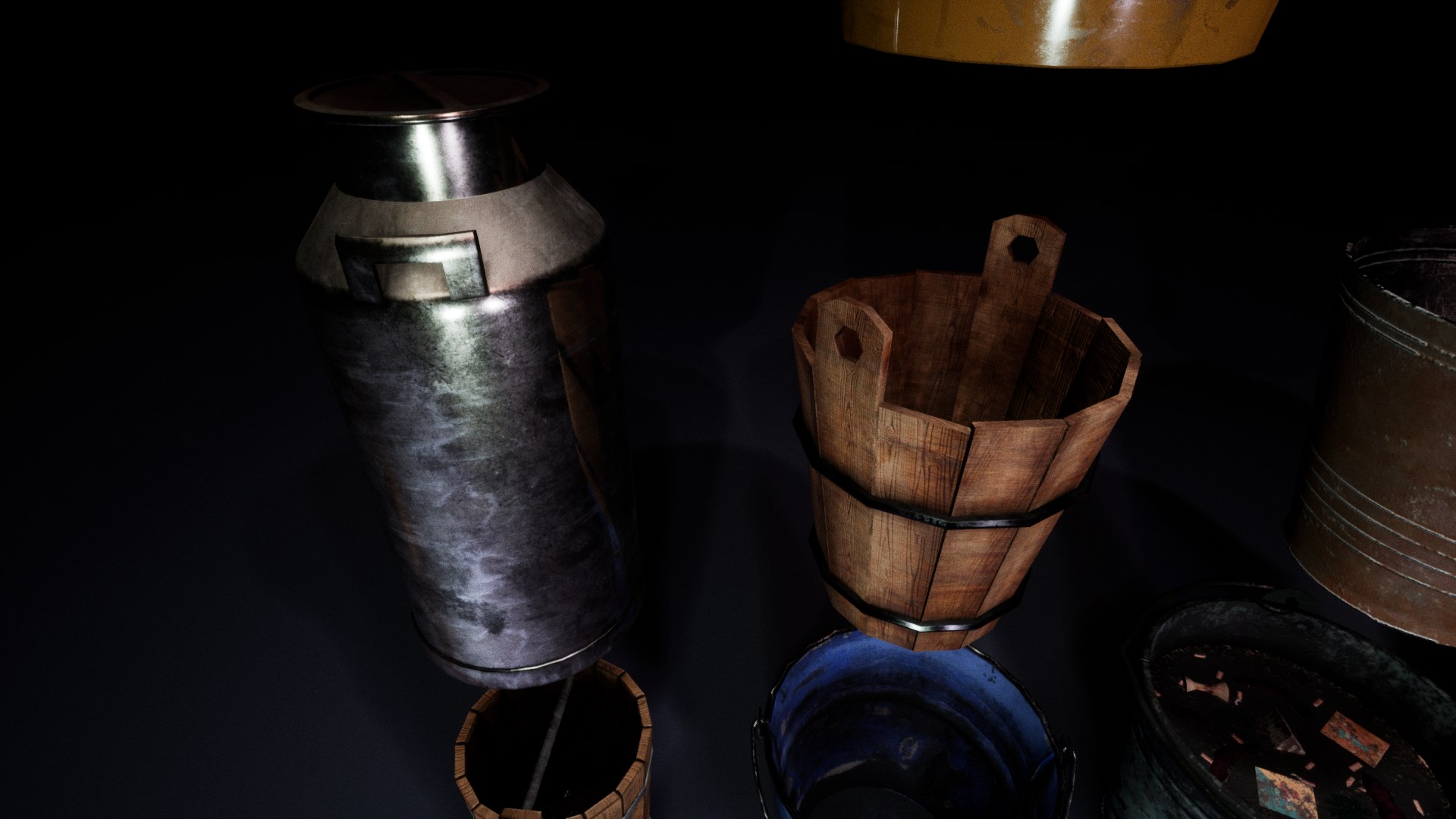 3D Buckets 12 Assets - TurboSquid 1984540