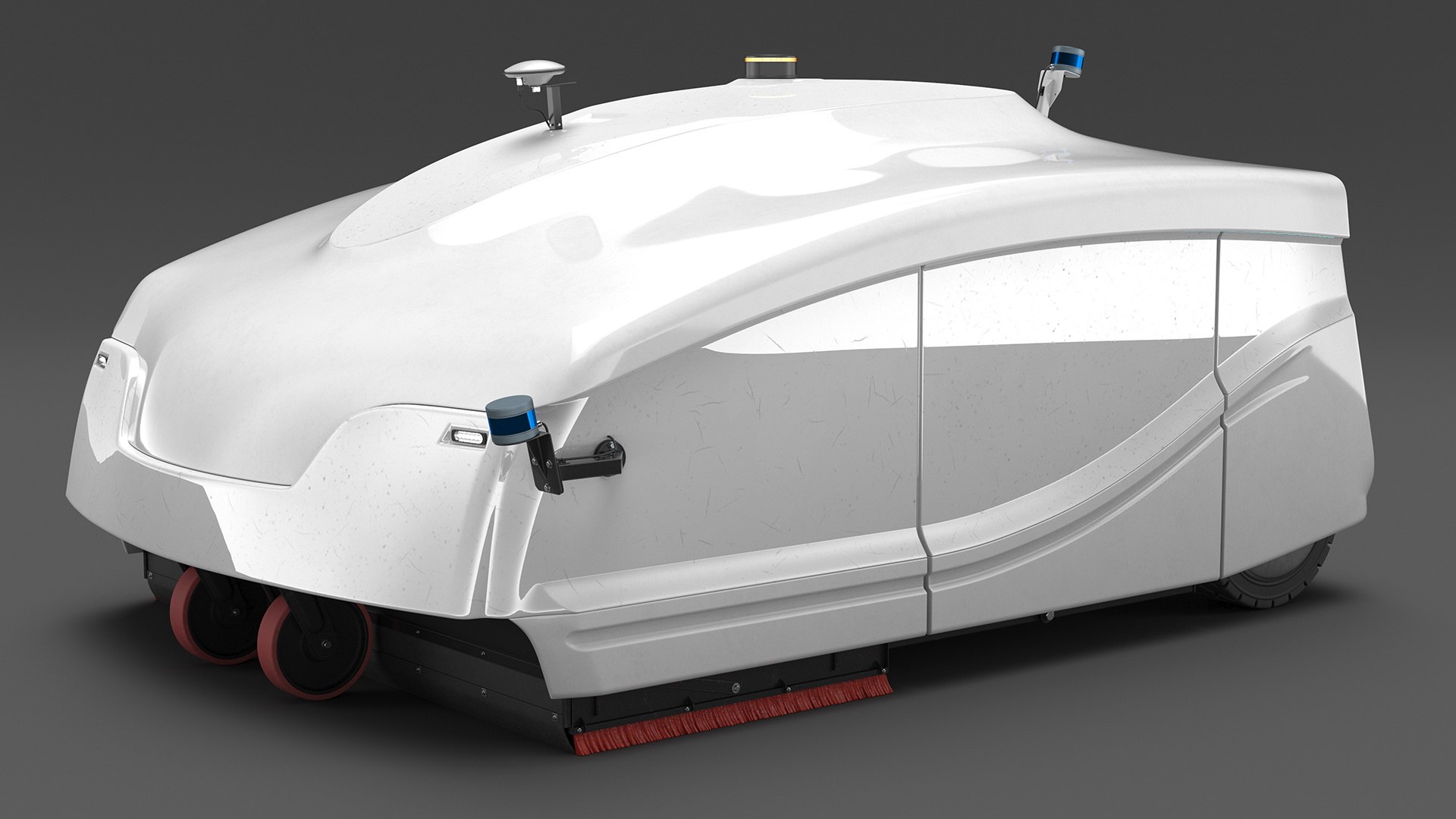 3D model Autonomous Sweeping System - TurboSquid 2180068